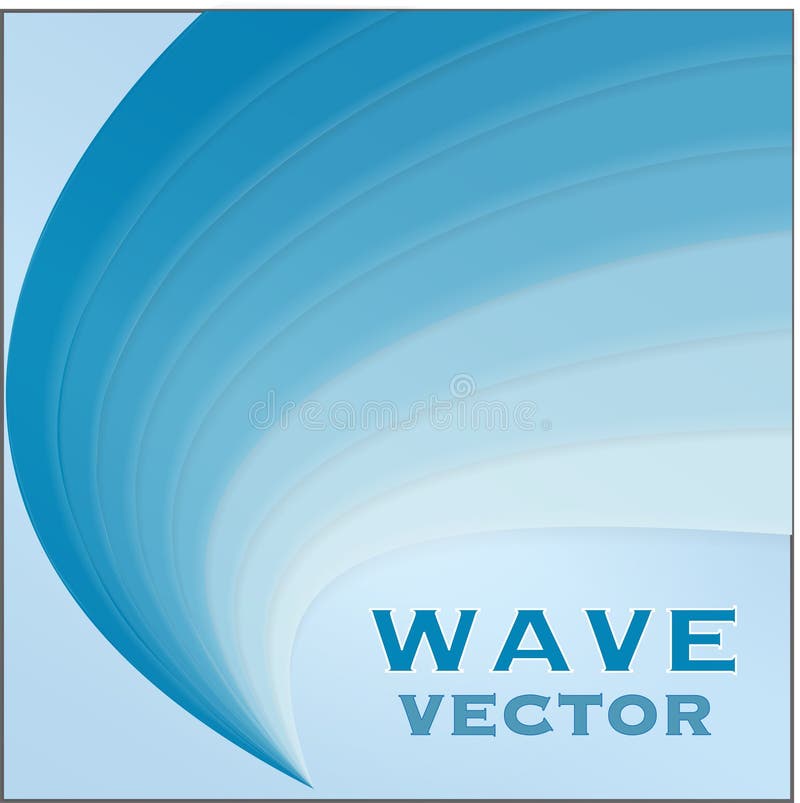 Abstract Wave Design Element Stock Vector - Illustration of burning ...