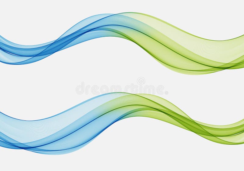 Abstract Wave Design Element Blue and Green Wave Flow Background Wave ...