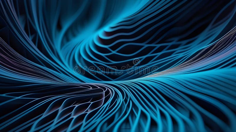 An Abstract Wave Design Sets the Tone for Futuristic Creativity. this ...