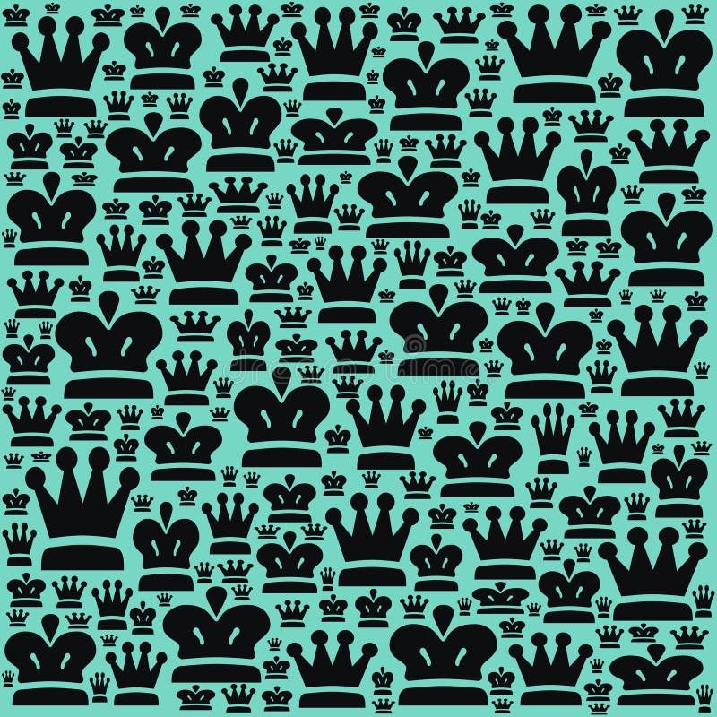 Abstract and Contemporary Digital Art Crown Design Stock Illustration ...