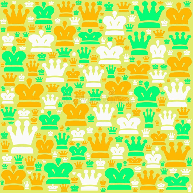 Abstract and Contemporary Digital Art Crown Design Stock Illustration ...