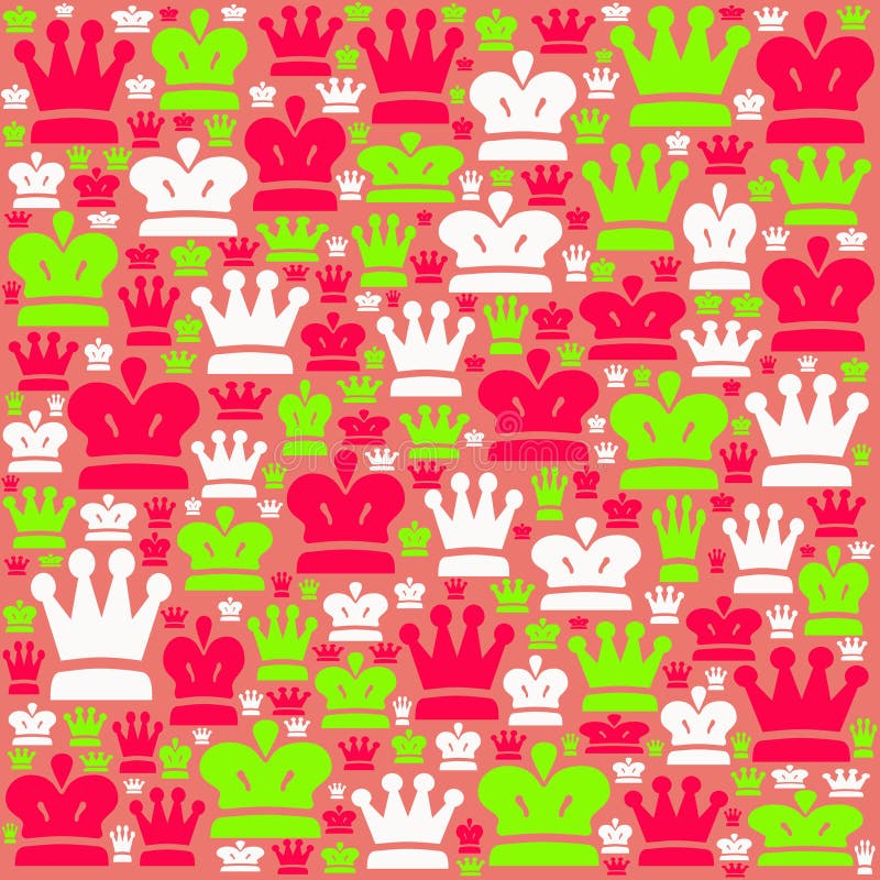 Abstract and Contemporary Digital Art Crown Design Stock Illustration ...