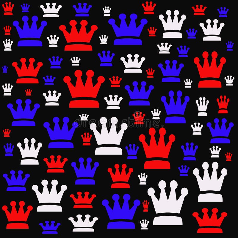 Abstract and Contemporary Digital Art Crown Design Stock Illustration ...