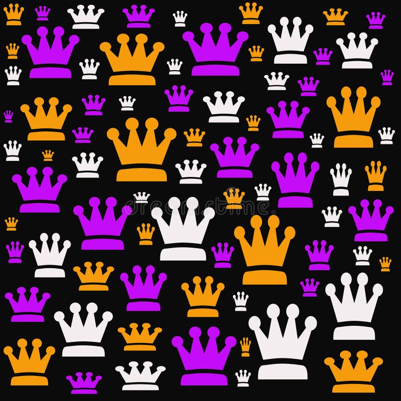 Abstract and Contemporary Digital Art Crown Design Stock Illustration ...