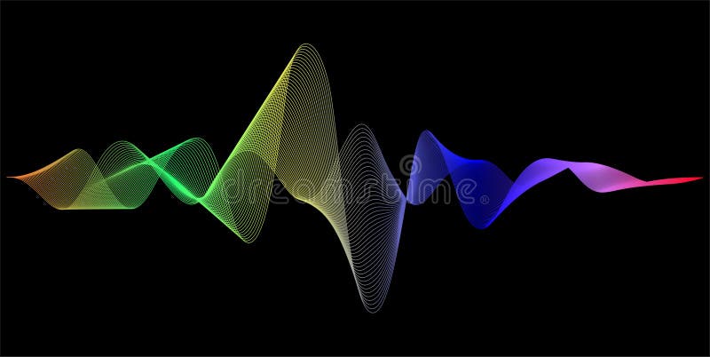 Abstract wave element stock vector. Illustration of wave - 275943475