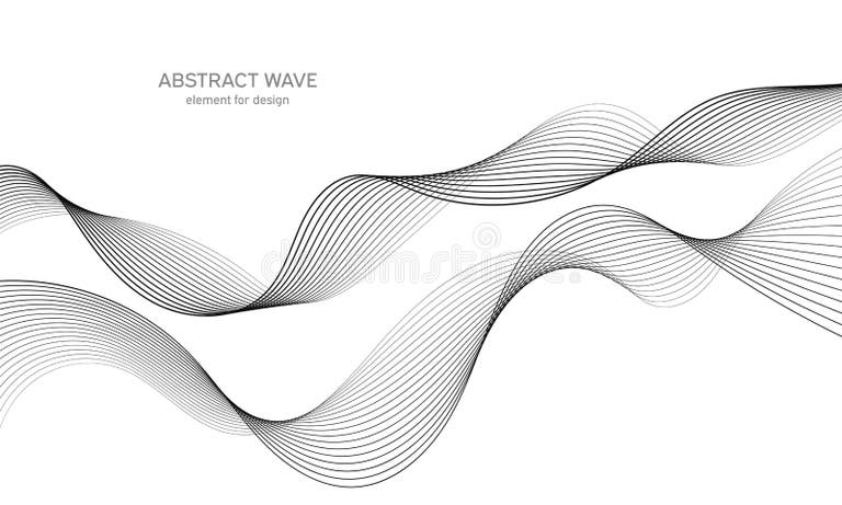 Wave Line Art Vector Illustration Stock Illustrations – 348,228 Wave ...