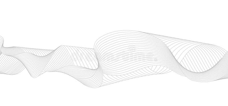 An Abstract Wave. an Element of the Sound Track Design, Frequency ...