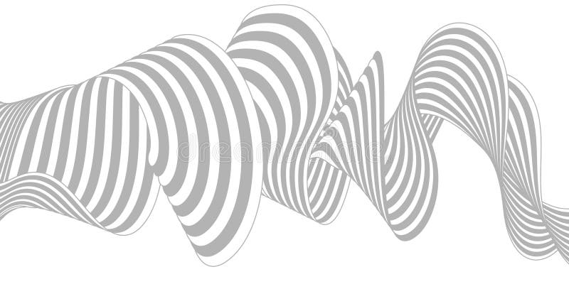 An Abstract Wave. an Element of the Sound Track Design, Frequency ...