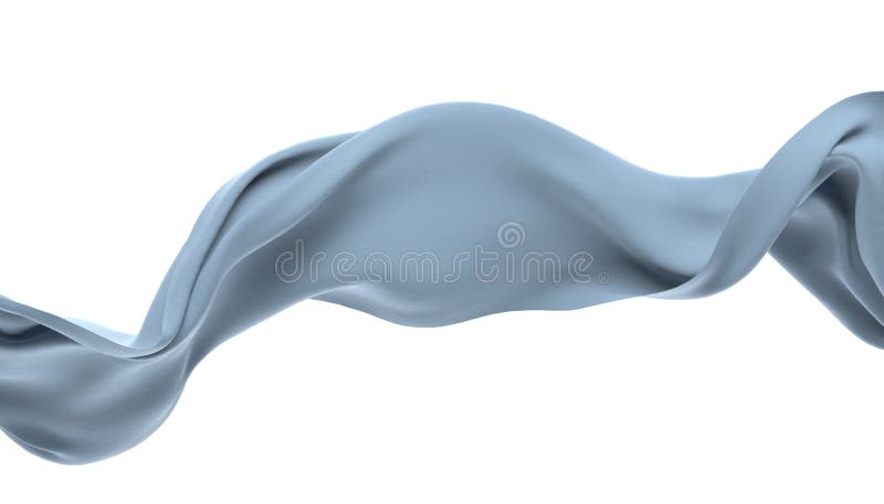 Abstract Wave Fabric Movement Dynamic Orange Color Stock Illustration ...