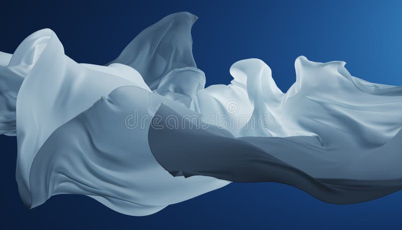 Abstract Wave Fabric Movement Dynamic. Stock Illustration ...