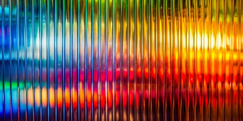 Abstract Wave Glass Vertical Line Pattern Stock Illustration ...