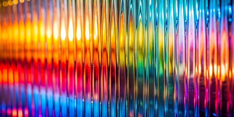 Abstract Wave Glass Vertical Line Pattern Background Stock Illustration ...