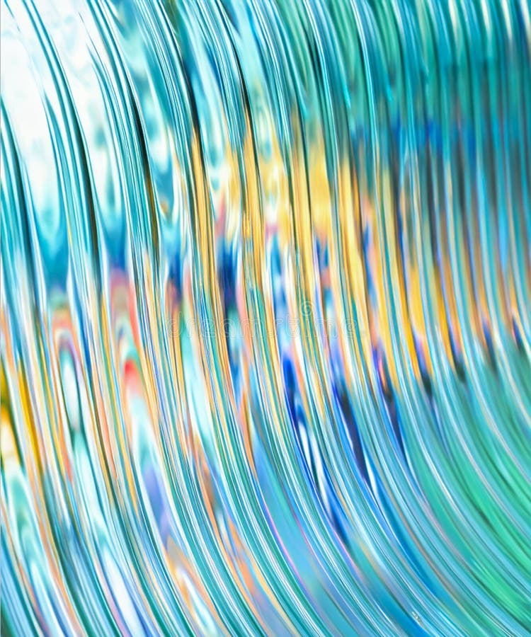 Abstract Wave Glass Vertical Line Pattern Background. Texture of Wavy ...