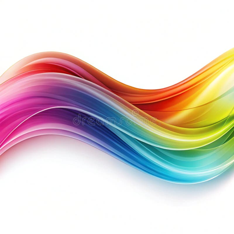 Abstract Wave with Gradient Stock Illustration - Illustration of ...