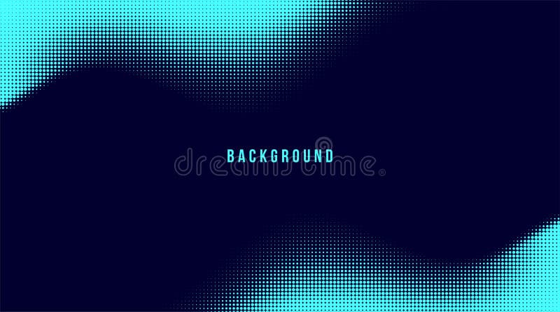 Abstract Wave Halftone from Dot Vector Illustration Stock Vector ...