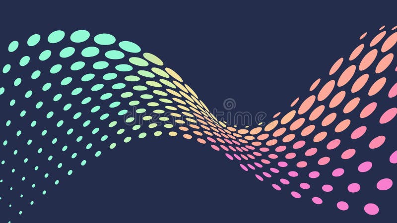 Abstract Wave Halftone, Pattern, Design Element, Background, Texture ...