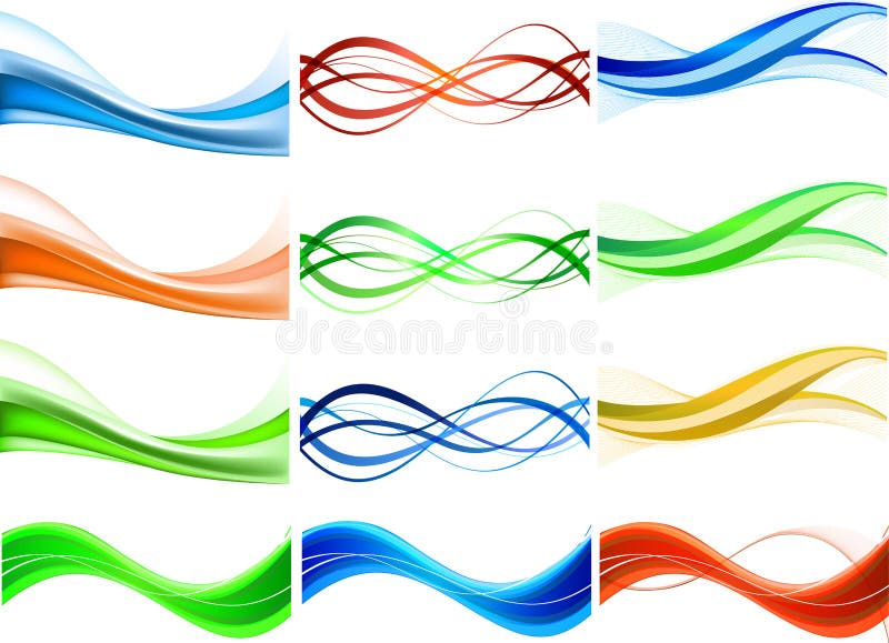 Abstract Wave Illustration Vector Design Stock Vector - Illustration of ...