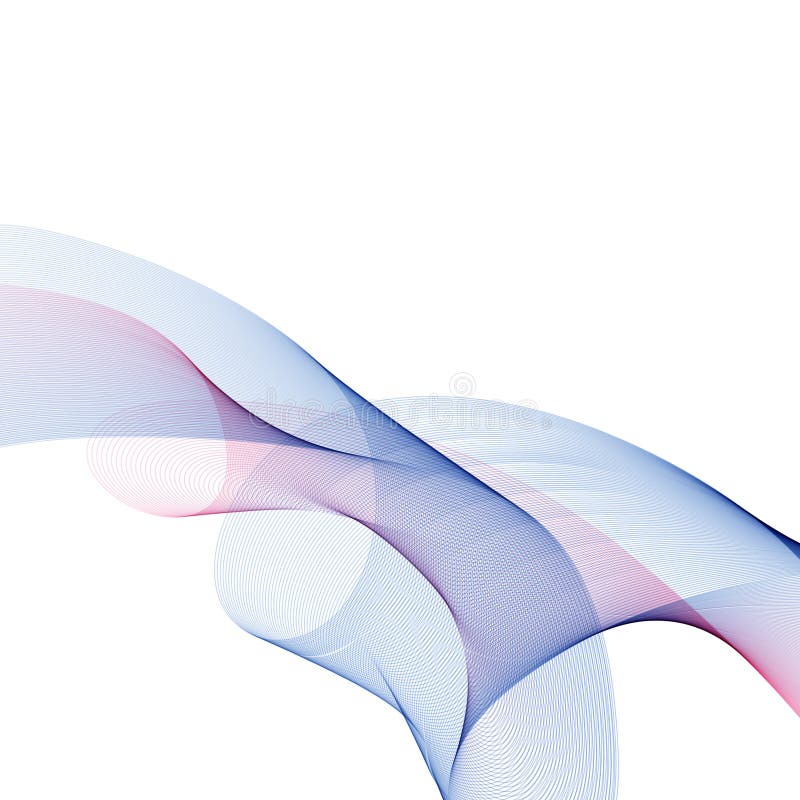 Abstract Wave Isolated on White Background Stock Vector - Illustration ...