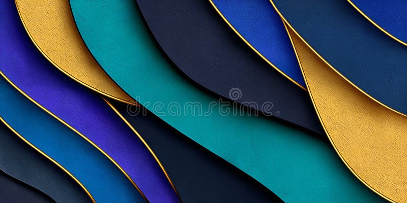 Abstract Wave Layers of Color Stock Photo - Image of abstract, texture ...