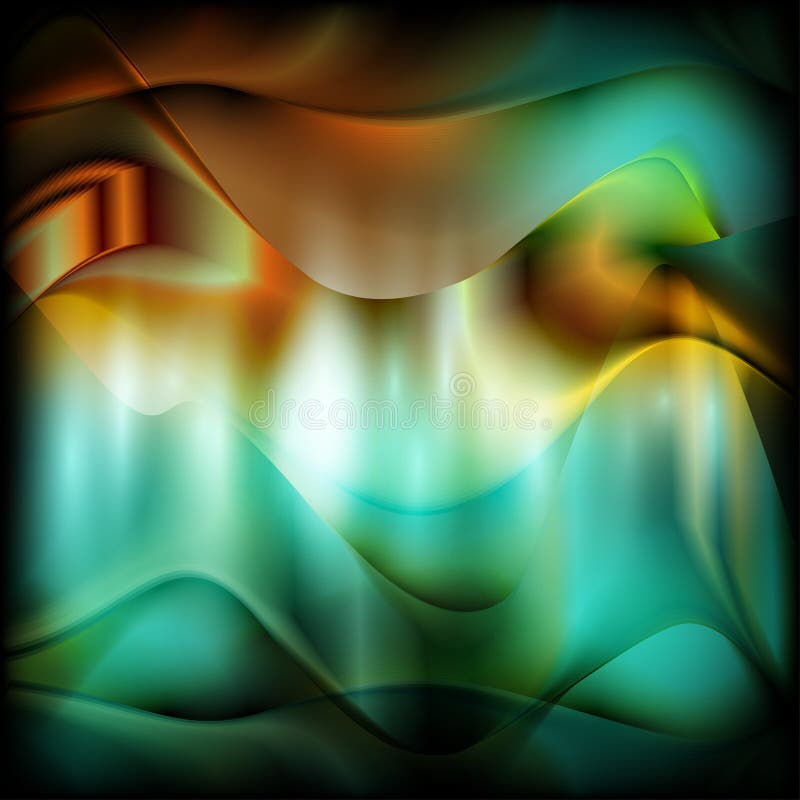 Abstract Wave Light Background Stock Illustration - Illustration of ...