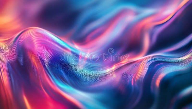 Abstract Wave of Light and Color Stock Illustration - Illustration of ...