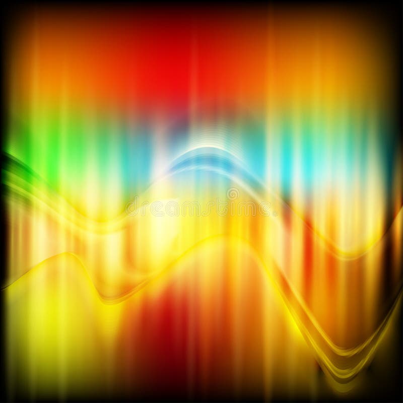 Abstract Wave Light Vector Background Stock Vector - Illustration of ...