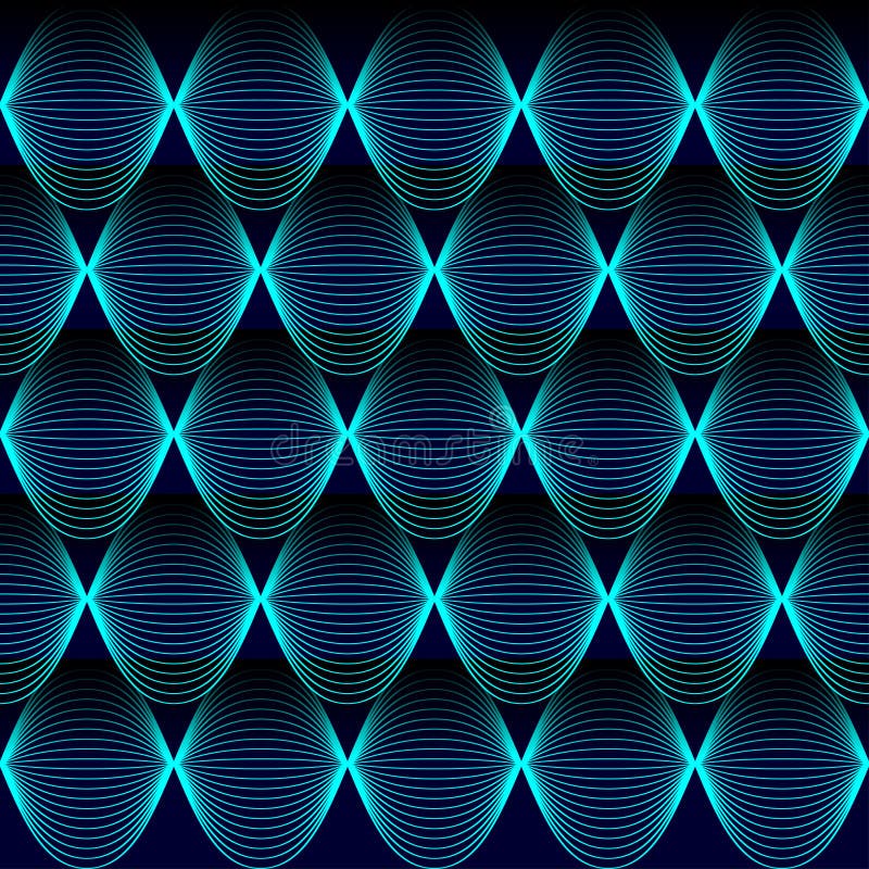 Abstract Wave Line. Blue Line Pattern Stock Vector - Illustration of ...