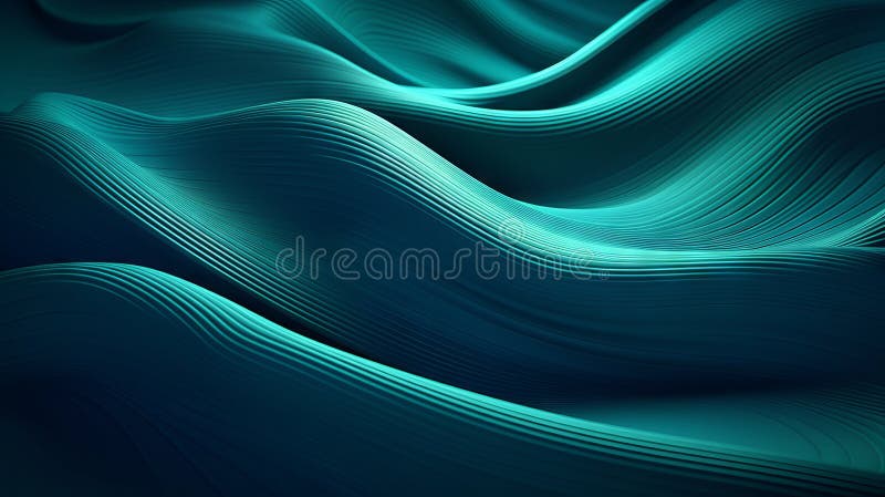 Abstract Wave Line Effect for Background and Wallpaper AI Generated ...