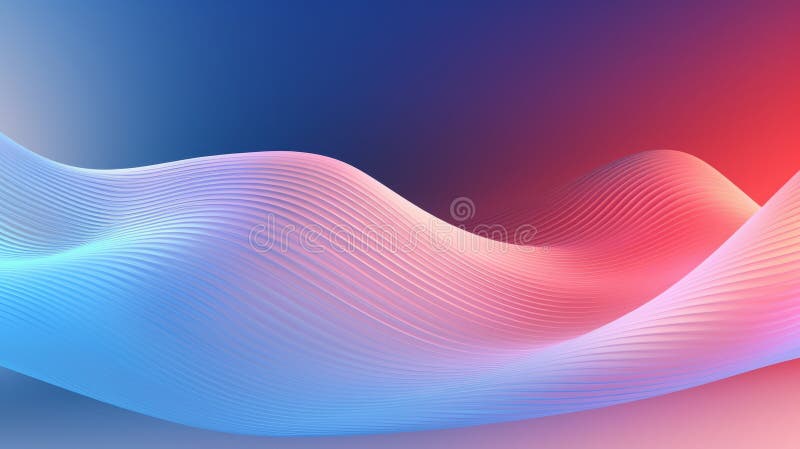 Abstract Wave Line Effect for Background and Wallpaper AI Generated ...