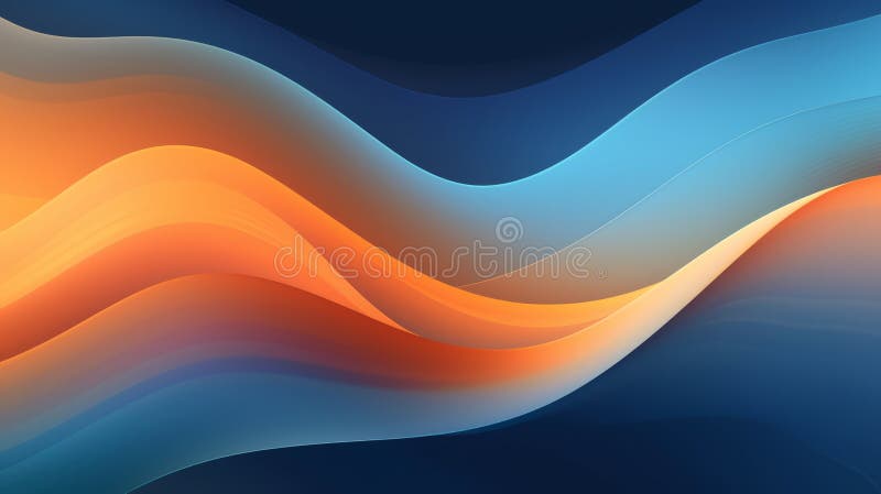 Abstract Wave Line Effect for Background and Wallpaper AI Generated ...