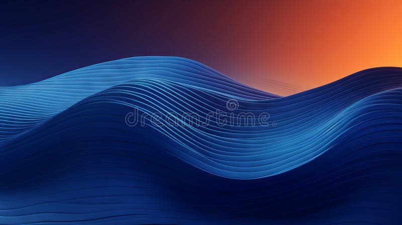 Abstract Wave Line Effect for Background and Wallpaper AI Generated ...