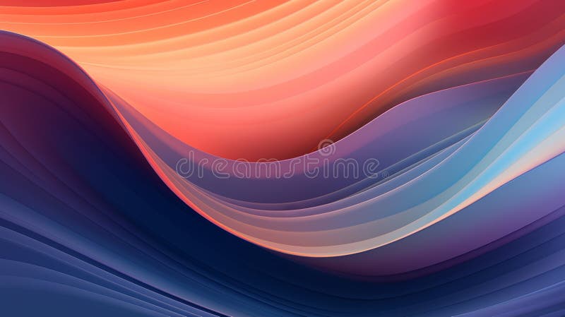 Abstract Wave Line Effect for Background and Wallpaper AI Generated ...