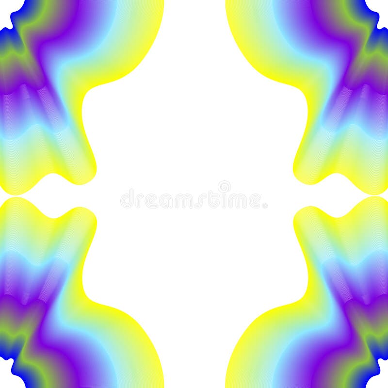 Abstract Wave Line Frame Backgraund Illustration Stock Vector ...