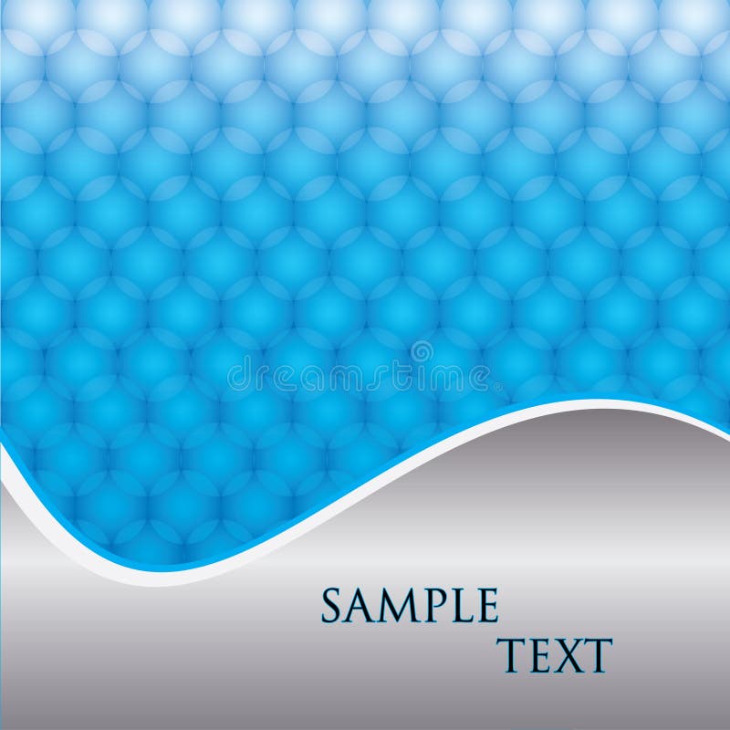 Abstract Wave Line with Sample Stock Vector - Illustration of curl ...
