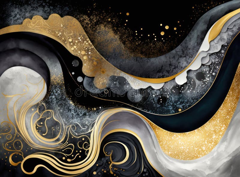 Abstract Wave Lines Background Marble Stone Texture Background Material ...