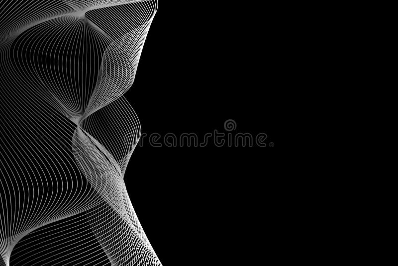 Abstract wave lines stock vector. Illustration of modern - 111722437