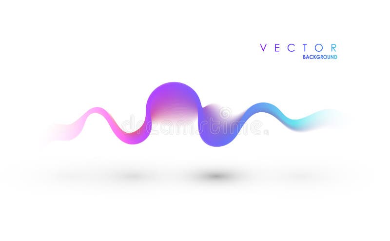 Abstract wave lines stock vector. Illustration of curve - 268450052