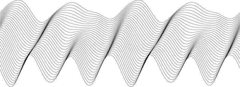 Abstract Wave Lines Pattern Design for Backgrounds or Decorative ...