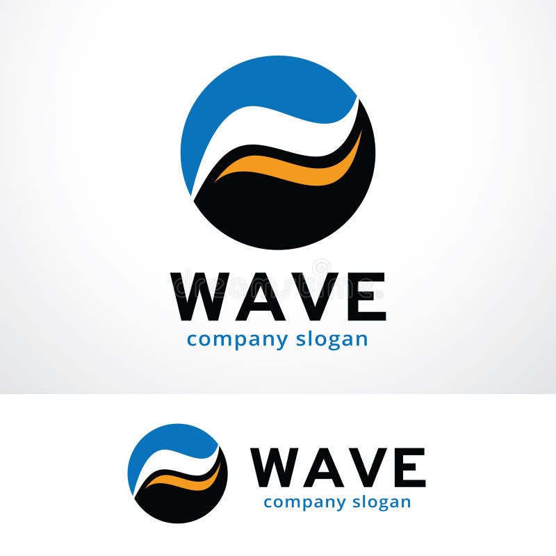 Abstract Wave Logo Template Design Vector, Emblem, Design Concept, Creative Symbol, Icon Stock ...