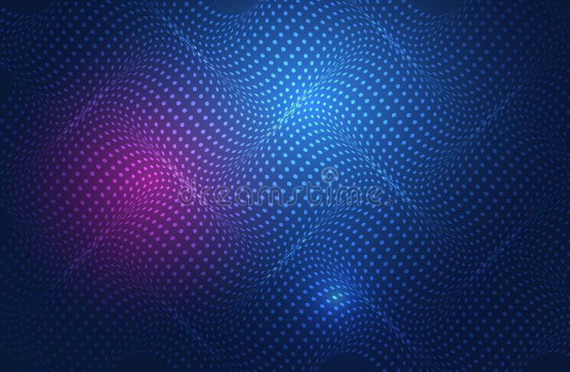 Dynamic Grid Wave - Abstract Background Vector Stock Vector ...