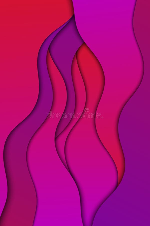 Abstract Wave Pattern Background. Curve Color Lines. Waves and Lines ...