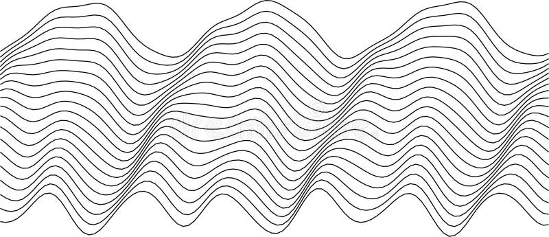 Abstract Wave Pattern Design for Backgrounds and Textiles Stock ...