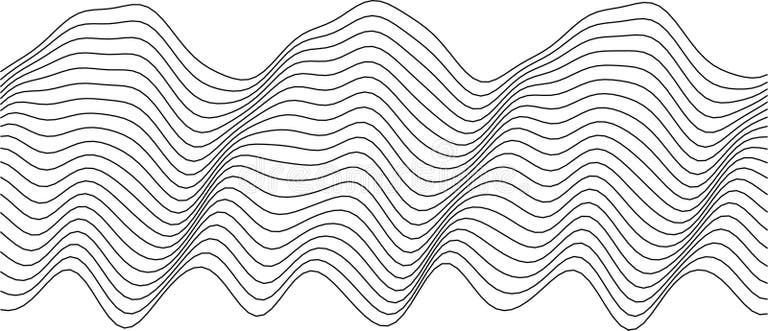 Abstract Wave Pattern Design for Backgrounds and Textiles Stock ...