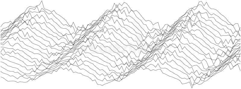 Abstract Wave Pattern Design for Modern Art and Background Concepts ...