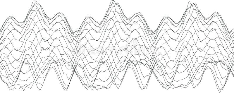 Abstract Wave Pattern Design for Modern Art and Decor Stock ...