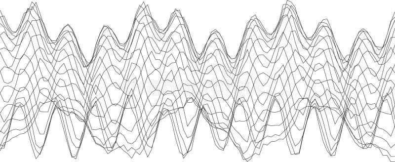 Abstract Wave Pattern Design for Modern Art and Digital Backgrounds ...