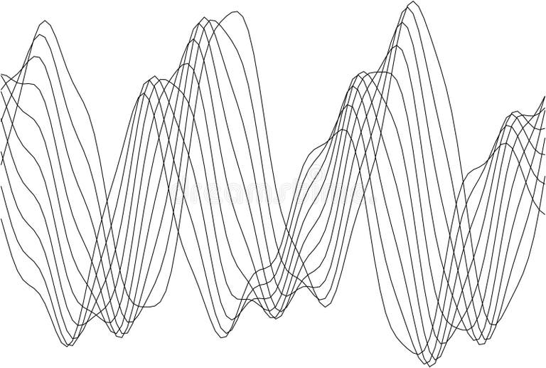 Abstract Wave Pattern Design for Modern Backgrounds and Textures Stock ...