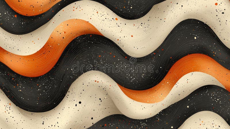 Abstract Wave Pattern in Earthy Tones with Texture and Depth for ...