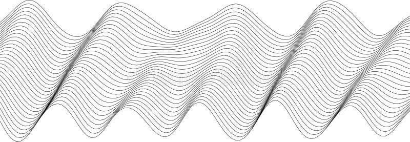 Abstract Wave Pattern with Flowing Lines for Dynamic Design and Visual ...