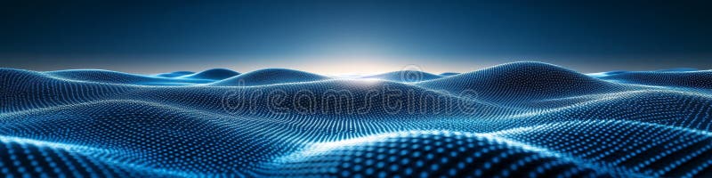 Abstract Wave Pattern of Mesh Structure Connectivity and Horizon Light ...